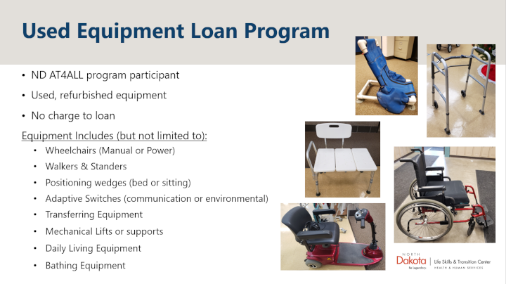 Adaptive Equipment Services | Health and Human Services North Dakota